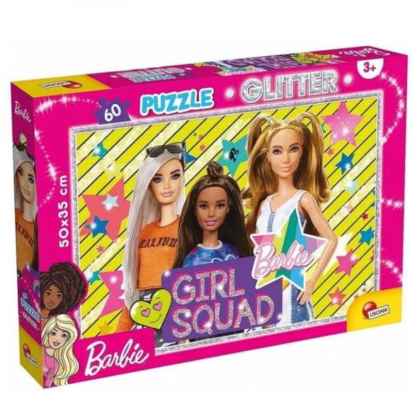 LISCIANI Puzzle Barbie Glitter Girls squad! 60 delova