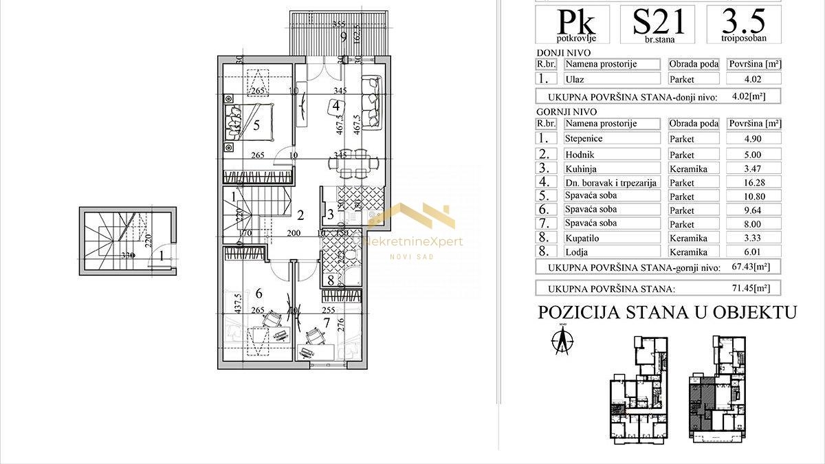 Najtraženija kvadratura u novogradnji - dva nivoa sa povratom PDV-a