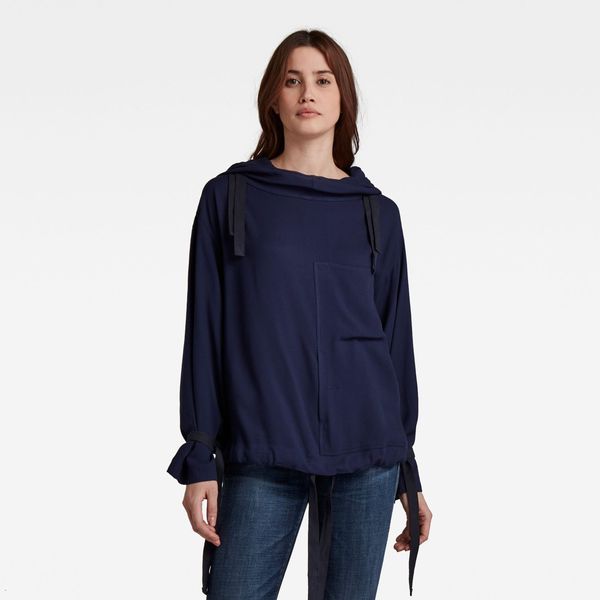 G-STAR SWEATSHIRT - MIDNIGHT CREPE DARK BLUE