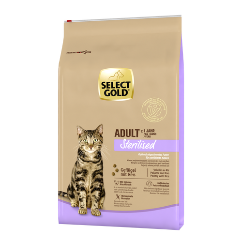 Select Gold Cat Adult Sterilised živina i pirinač 7 kg