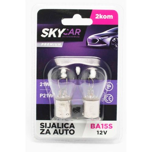 Sijalica 12V 21W Ba15S 2 Kom Skycar