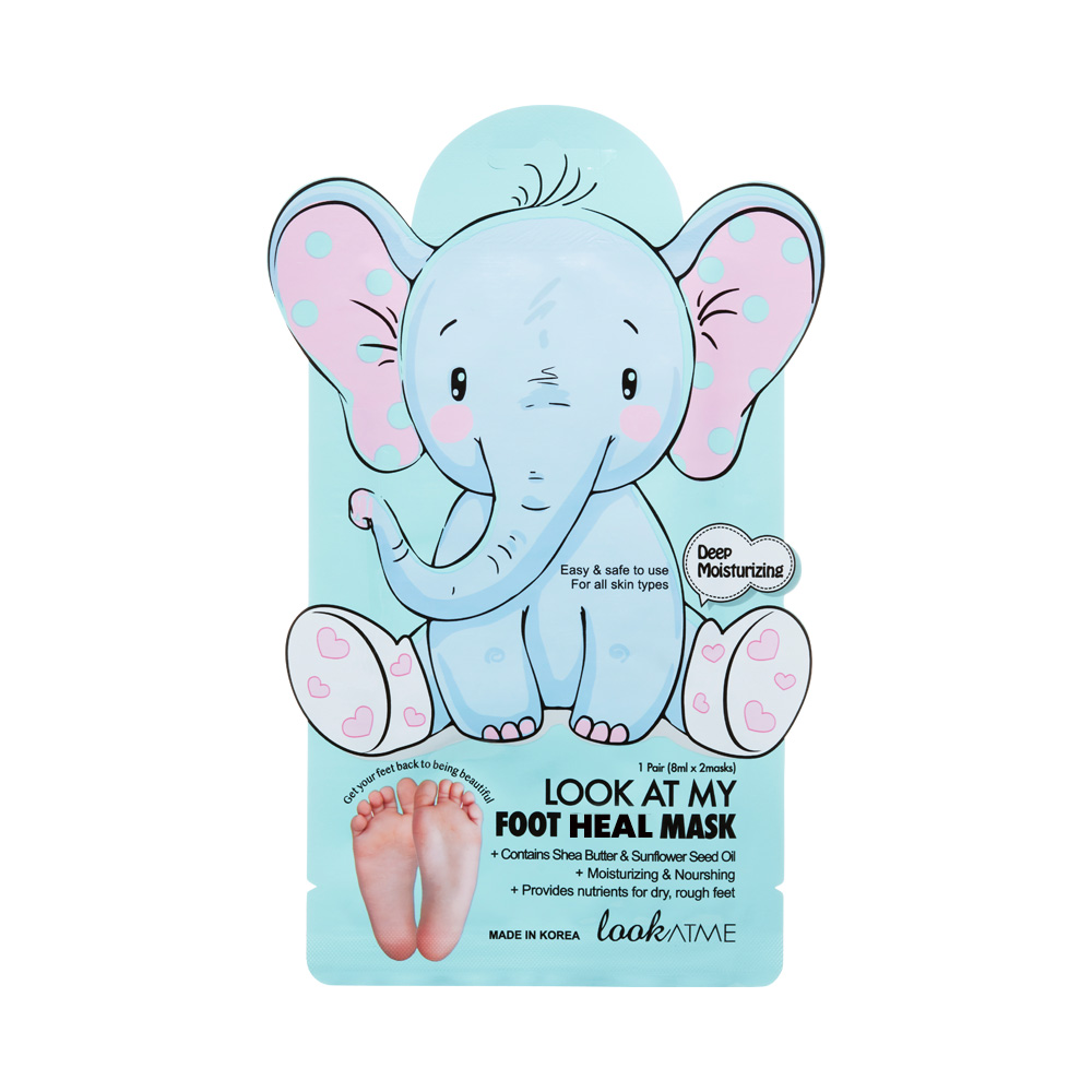 LOOK AT My Elephant HEAL maska za stopala 1 par (2x8ml)