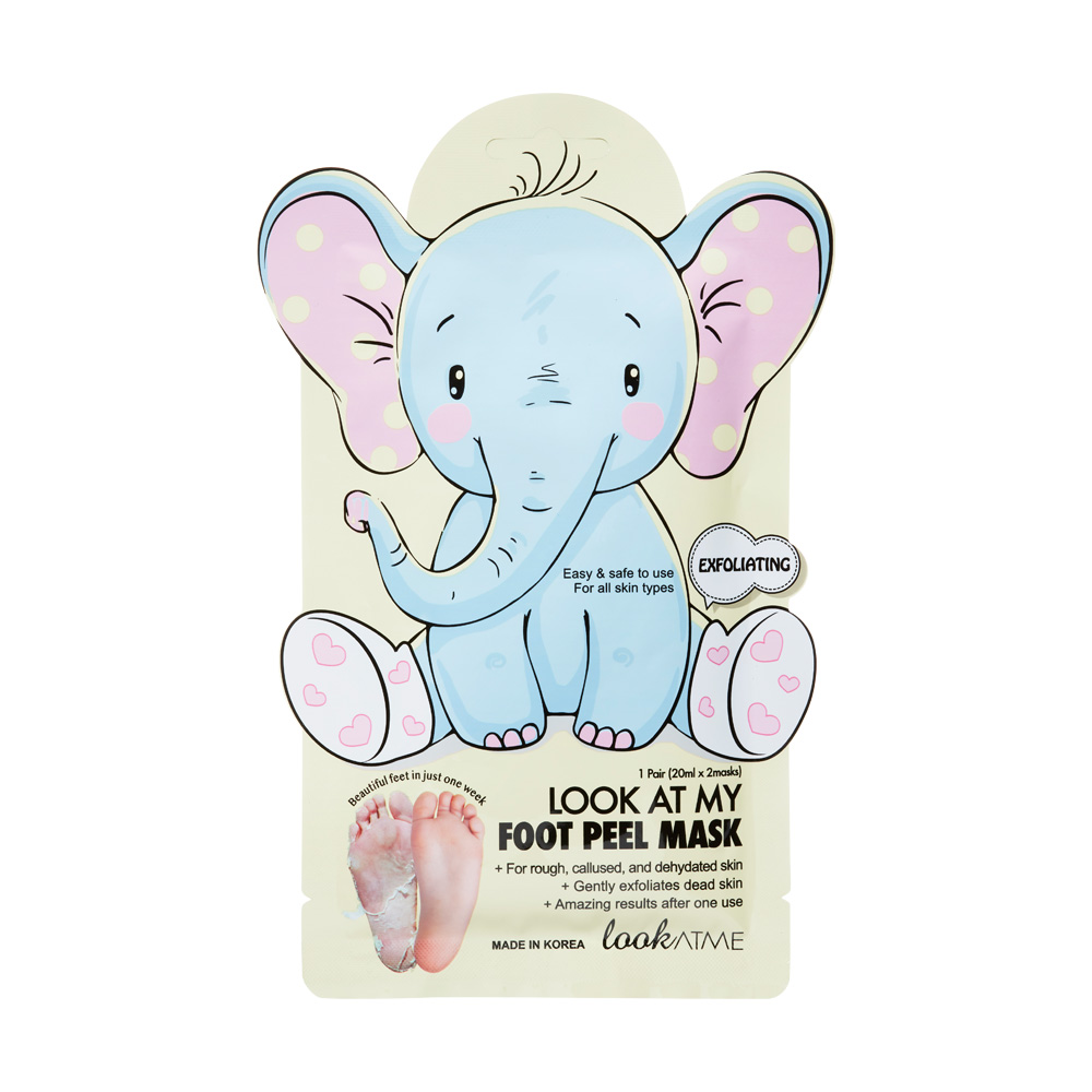 LOOK AT My Elephant PELL maska za stopala 1 par (2x20ml)