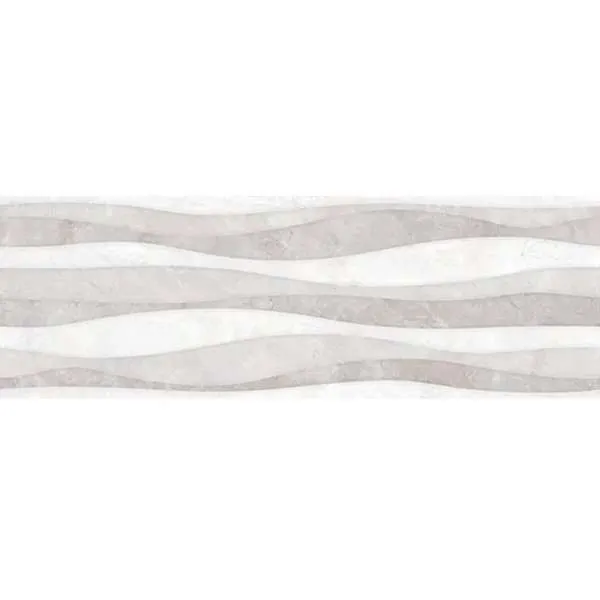 Montana Waves Grey Decor 25x75cm