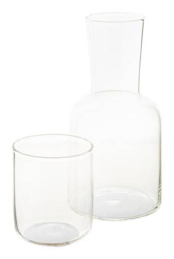 PALMER CARAFE AND GLASS SET