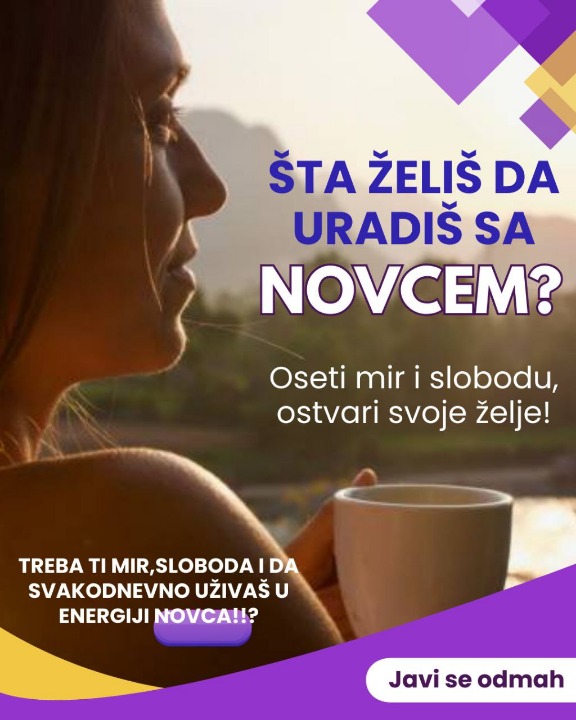 Dopusti da te ispuni ENERGIJA NOVCA