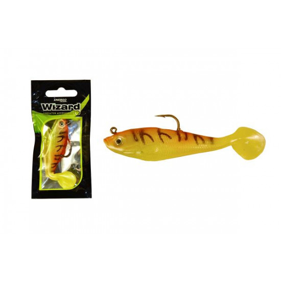 ENERGOTEAM WIZARD SWIMBAIT YELLOW TIGER BIG PERCH 3 INCH