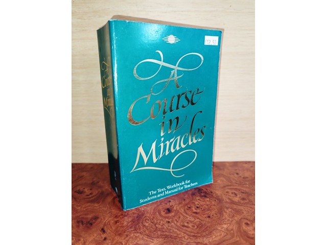 A course in miracles workbook for students and teachers