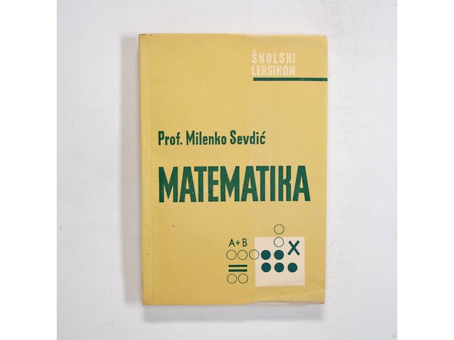 Matematika, Milenko Sevdić