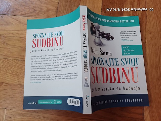 ROBIN ŠARMA, SPOZNAJTE SVOJU SUDBINU