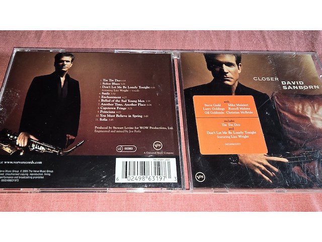 David Sanborn - Closer , ORIGINAL