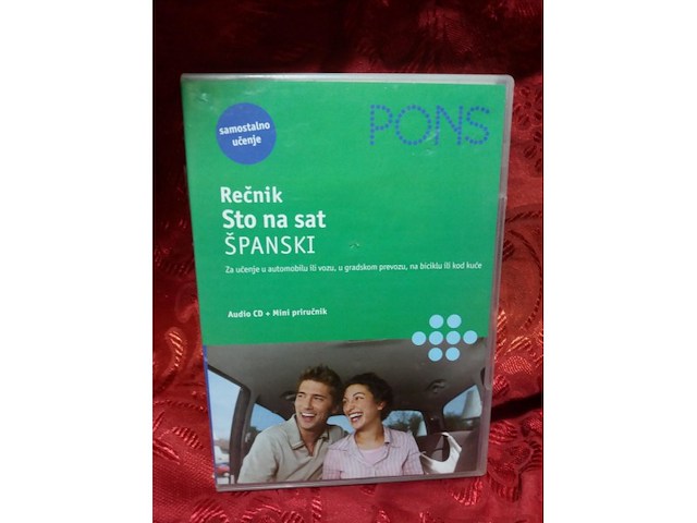 PONS REČNIK STO NA SAT ŠPANSKI DVD u Foliji