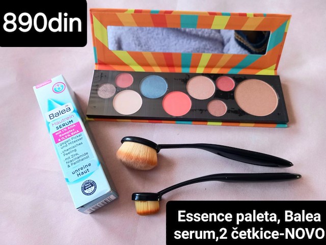 Balea serum Essence paleta i četkice za šminku NOVO