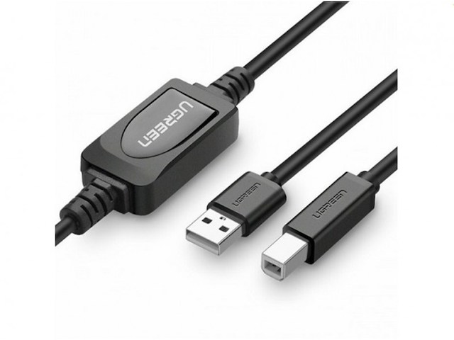 Kabl USB2.0 A M-USB B M (sa pojačavačem) 10m