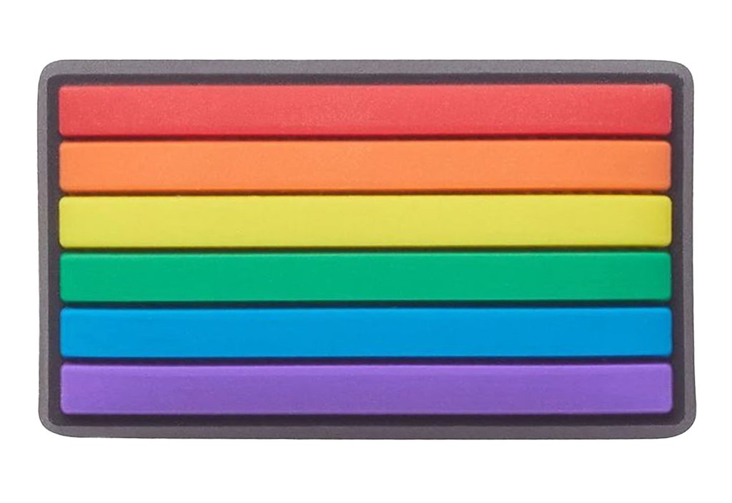Crocs 
Crocs Jibbitz
- Rainbow Flag