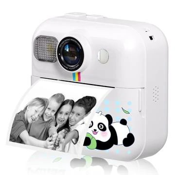 CP02 KIDS HD DIGITAL CAMERA WITH THERMAL PRINTER & 32G TF CARD - WHITE