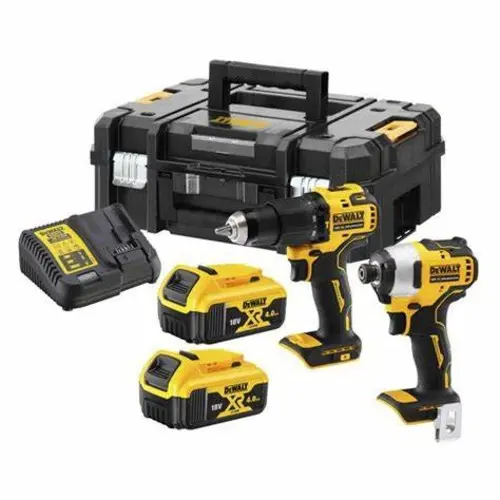 DeWalt DCK2062M2T Akumulatorski set Udarni odvrtač DCD709 + Odvijač DCF809, 2×4.0Ah