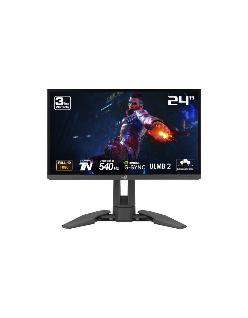 ASUS ROG PG248QP 24.1 inča TN 1920x1080 540Hz 0,2ms GtG HDMI,DP,USB Gsync Pivot,visina VESA crna