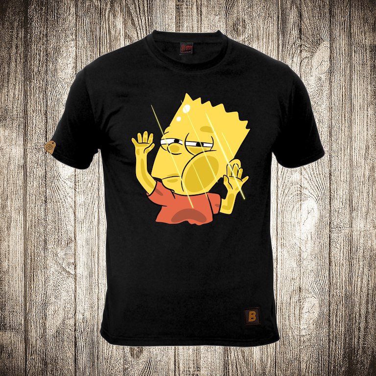 Bart Simpson otisak stakla