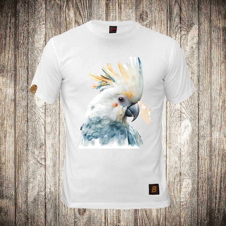 Cockatoo 3 (papagaj) vodene boje