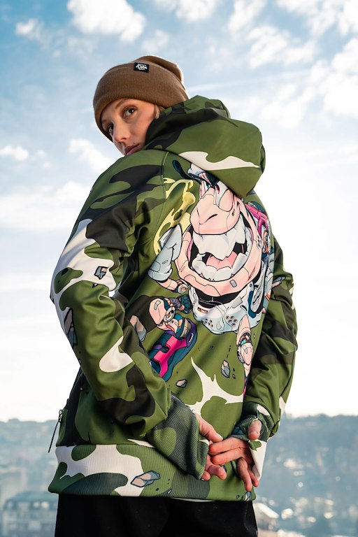 W's Clog Army Zip Hoodie