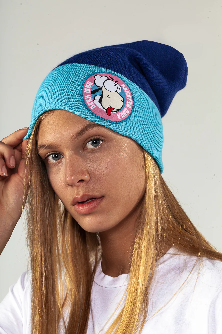 Blue-Blue Beanie