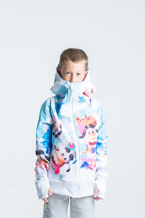 Kids Pinky Blu Hoodie