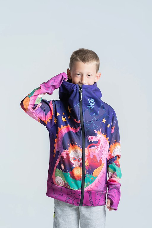 KIDS PURPLE AZDAHA HOODIE