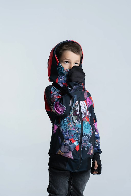 Kids Battle Black Hoodie