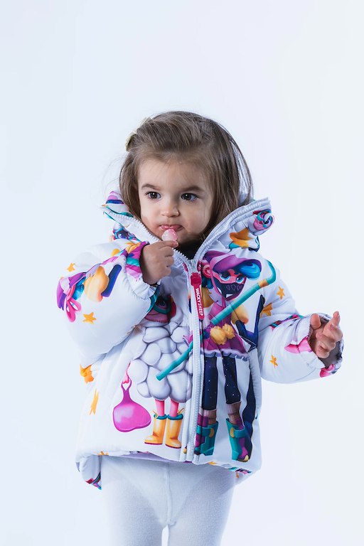 Kids Stars White Jacket