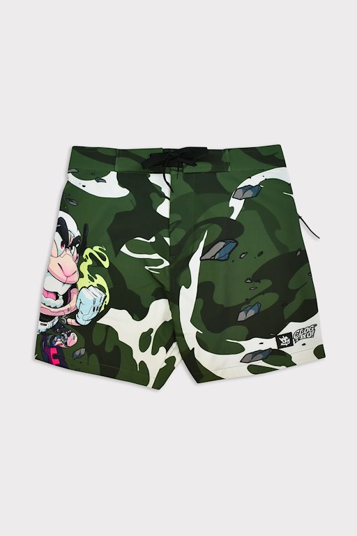 M'S ARMY CLOG SWIM SHORTS