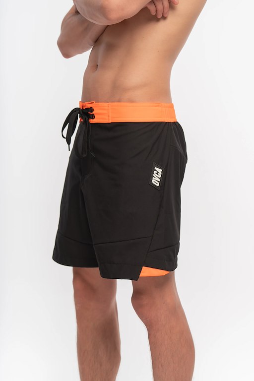 M's Short Black Swim Shorts