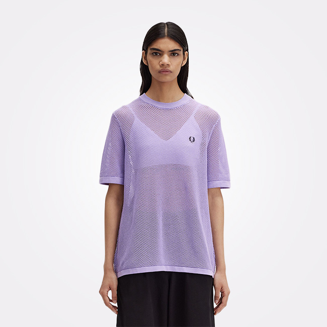 Fred Perry Open-Knit T-Shirt