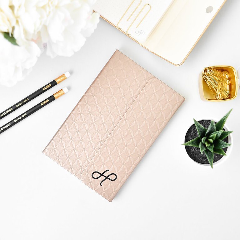 Agenda – Old gold 3D kocke