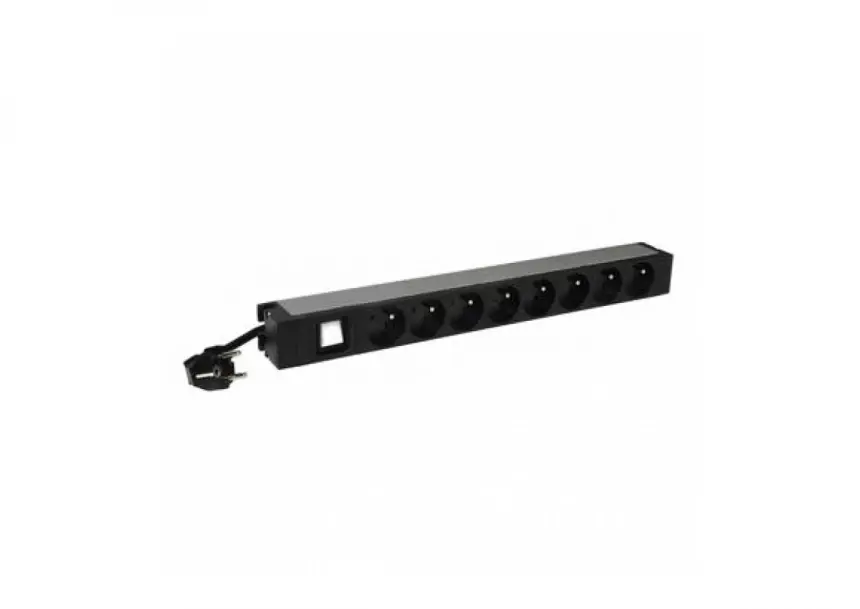 Legrand PDU 19'' 8 outlets German standard with luminous switch, 3m power supply cord with 16A