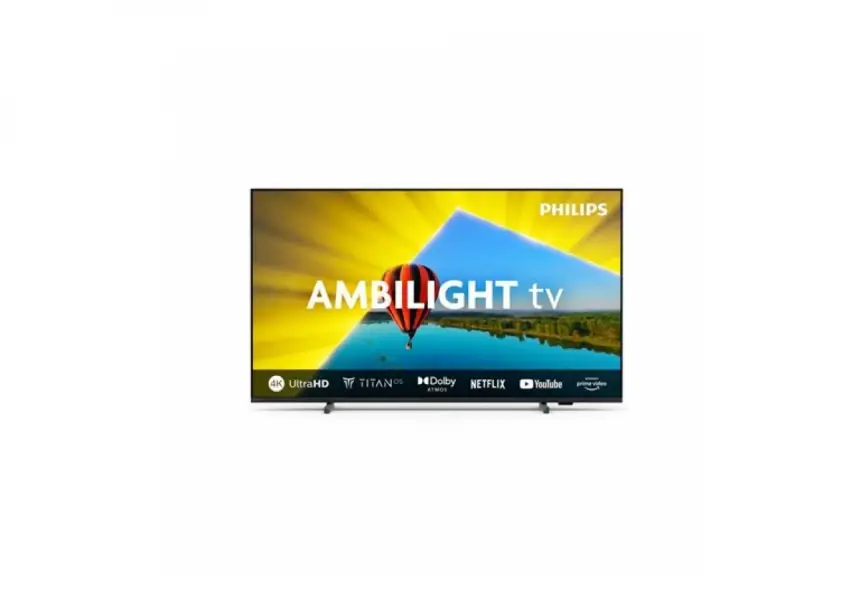 PHILIPS LED TV 75PUS8079/12, 4K, TITAN, AMBILIGHT, CRNI