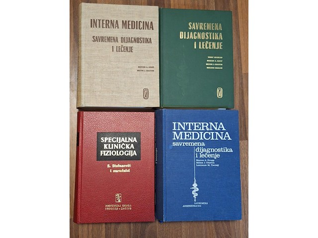 INTERNA MEDICINA I DRUGE KNJIGE