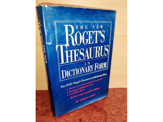 Roget`s new thesaurus in form - Norman Lewis