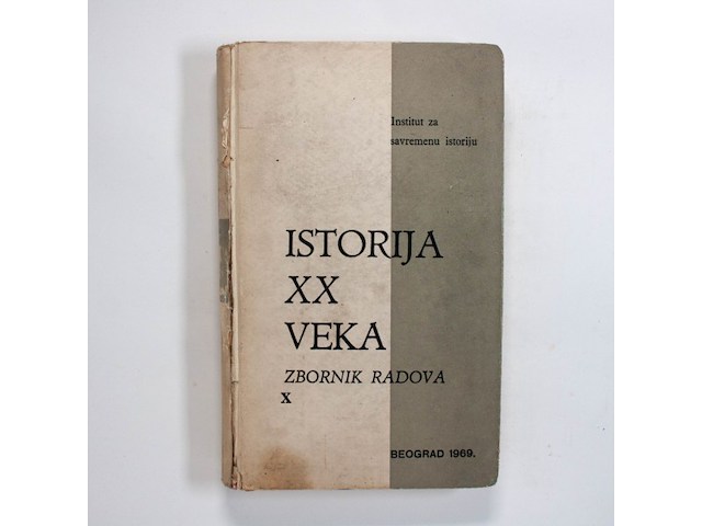 Istorija XX veka, broj X