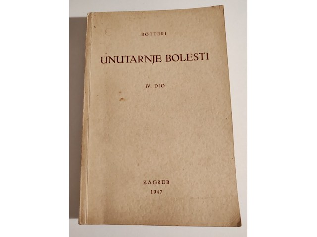 Unutarnje bolesti IV - Ivan Boteri