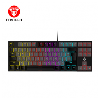 Tastatura mehanicka Gaming Fantech MK876 RGB Atom TKL siva (RED switch)