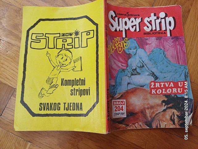 SUPER STRIP, BILLY BIS, 204, ŽRTVA U KOLORU