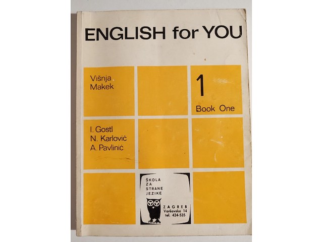 English for You 1 - Višnja Makek