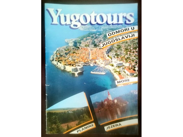 Stari turistički katalog Yugoturs-a.