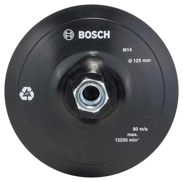 Bosch Tanjir sa čičak prihvatom 125 mm 1 kom 2609256272