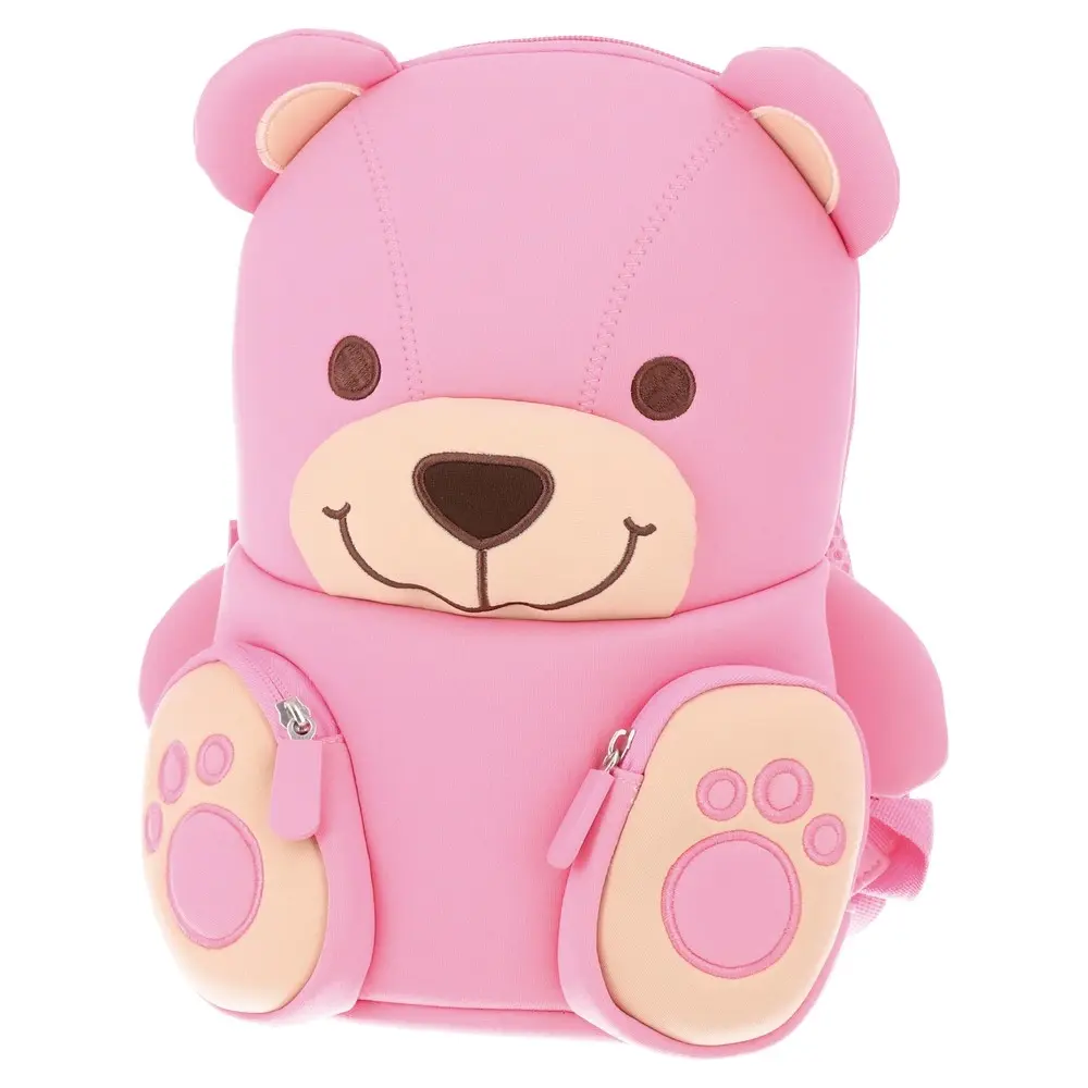 Sazio Foami 10, predškolski ranac, Bear, Pink