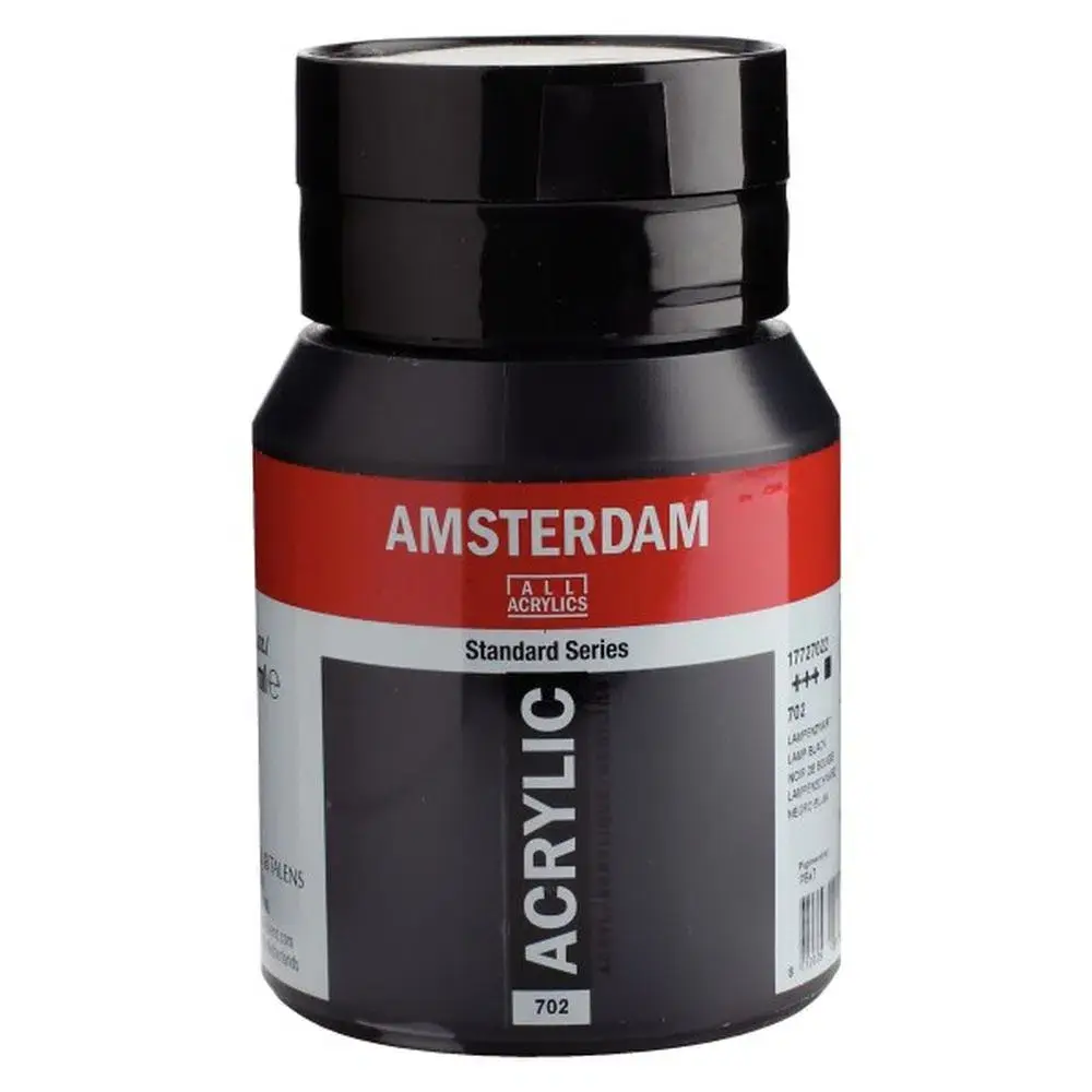 AMSTERDAM ALL ACRYLIC Akrilna boja, Lamp black, 500 ml