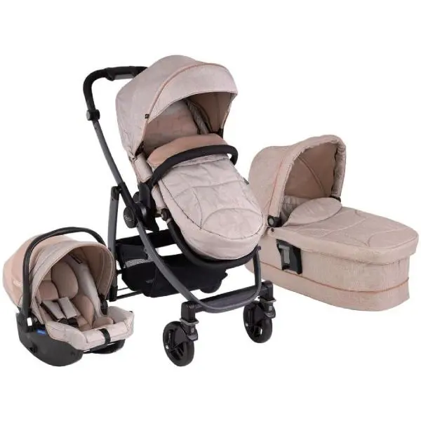 GRACO Kolica za bebe Trio sistem Evo, Little adventures, Bež