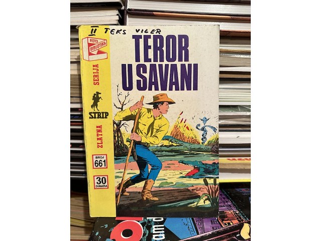 ZLATNA SERIJA 661 - Teror u savani - teks