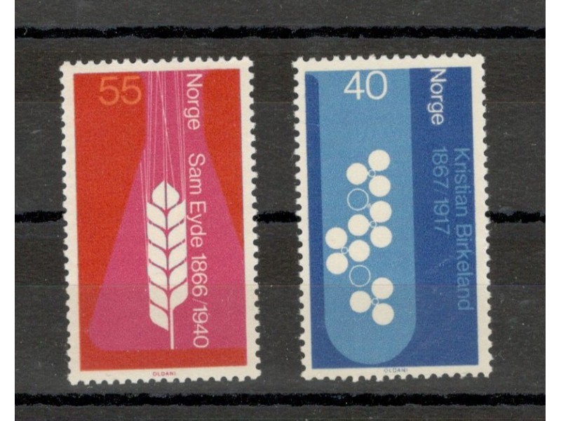 NORVESKA-MNH MARKA - KRISTIAN BIRKELAND-1966